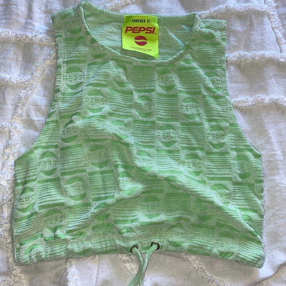 Forever 21 | Tops | Forever 2 X Pepsi Crop Top Tank Never Worn Before ...